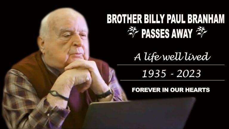 Is Billy Paul Branham Still Alive? Mort de Billy Paul Branham, Net ...