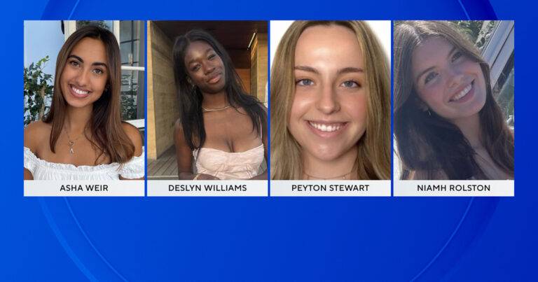 Niamh Rolston, Peyton Stewart, Asha Weir and Deslyn Williams Killed in ...