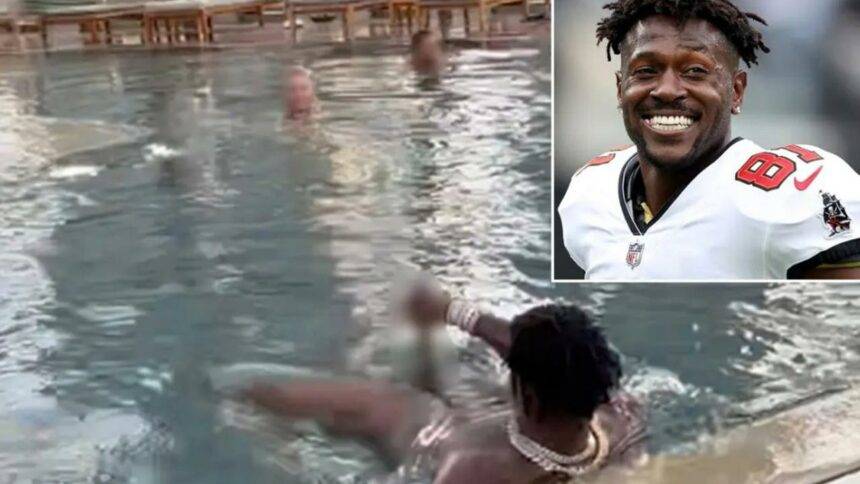 AB Pool Video: Antonio Brown Pool Video Dubai, Antinio Brown Flashing Video - NAYAG Today