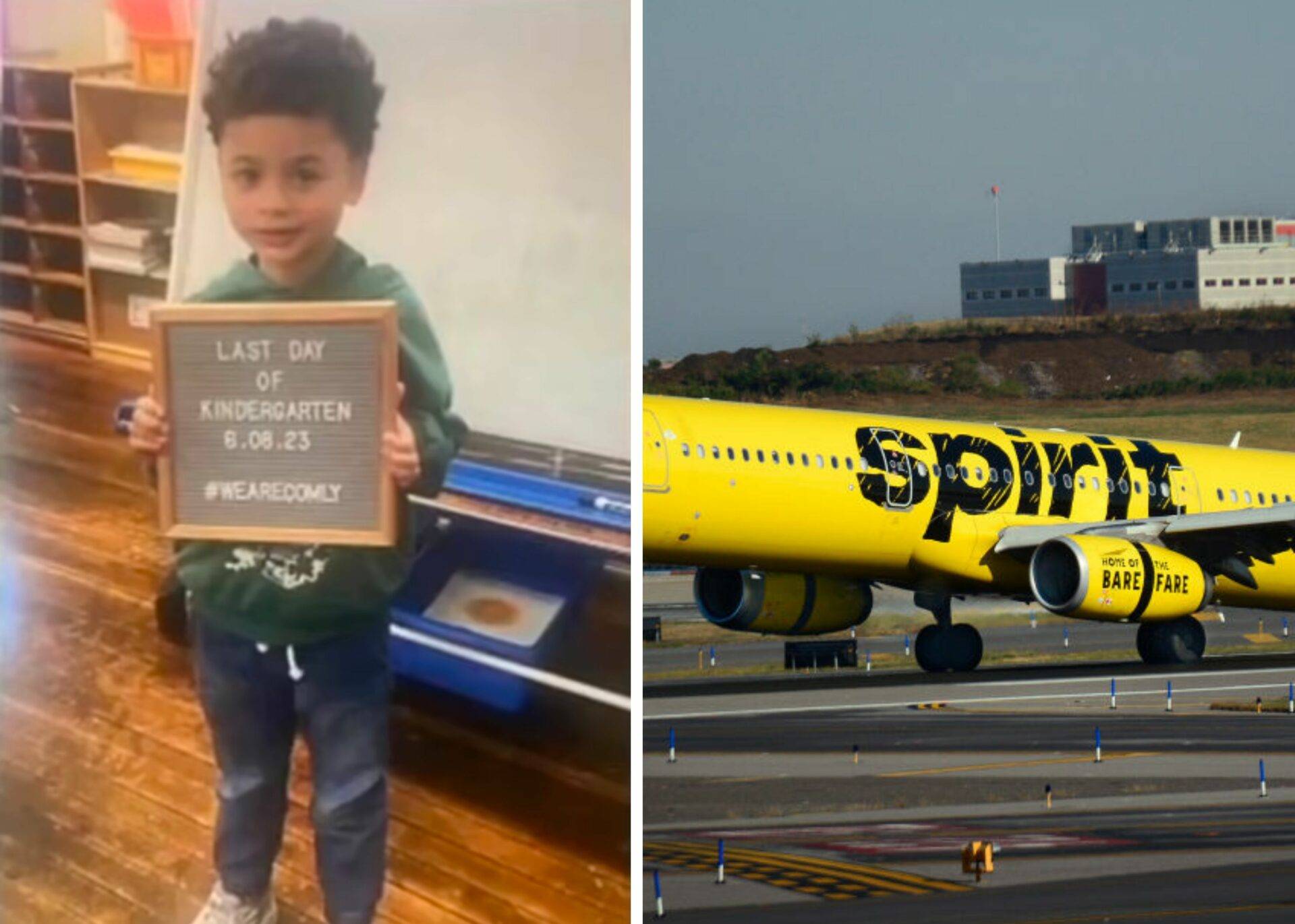 Spirit Airlines Wrong Flight Child, 6-year-Old Boy On Spirit Airlines ...