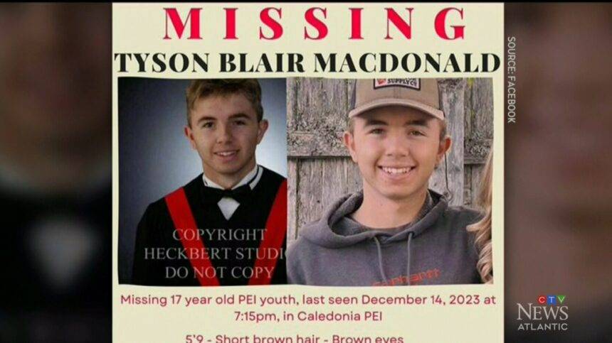 Tyson MacDonald Pei What Happened? Tyson Blair MacDonald Missing Update ...