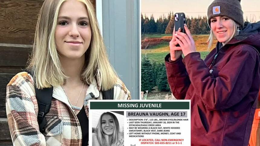 Breauna Vaughn Missing: Missing Oregon Teenager Breauna Vaughn Sparks ...