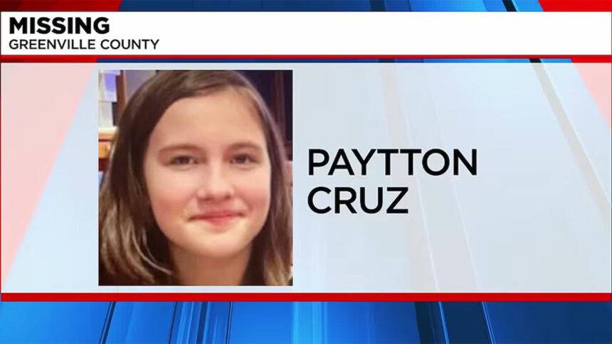 Who is Paytton Cruz Missing Greenville SC? Payton Cruz Missing Girl ...